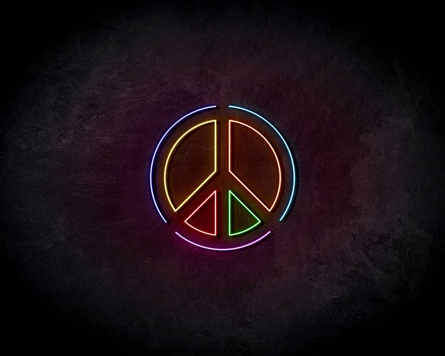 LED Neon Sign Peace - The Neon Company - FI