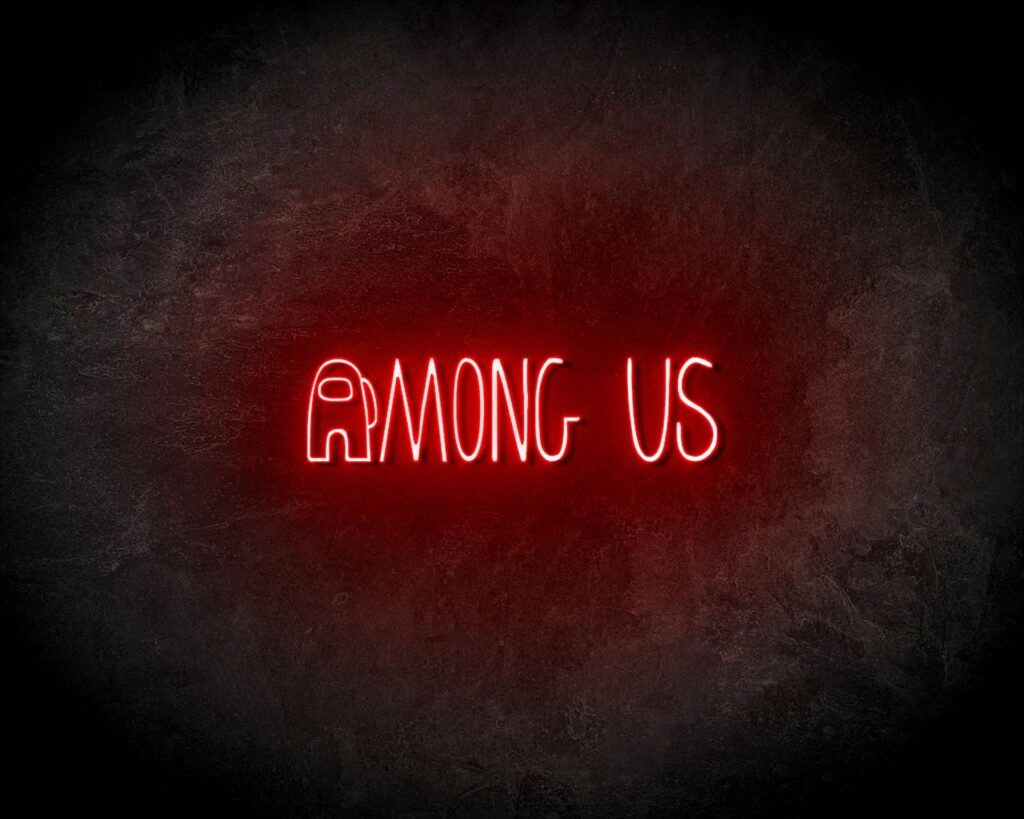 LED Neon Sign Among Us - The Neon Company - FI