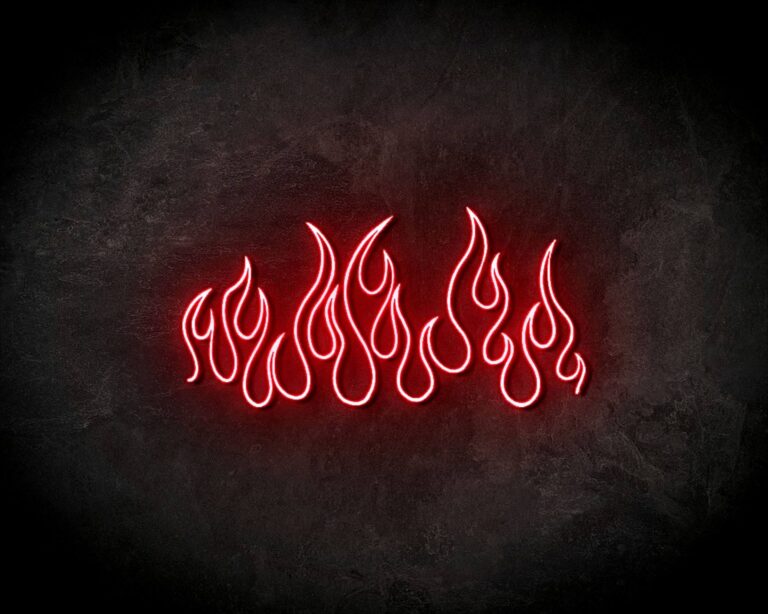 LED Neon Sign Flames - The Neon Company - FI