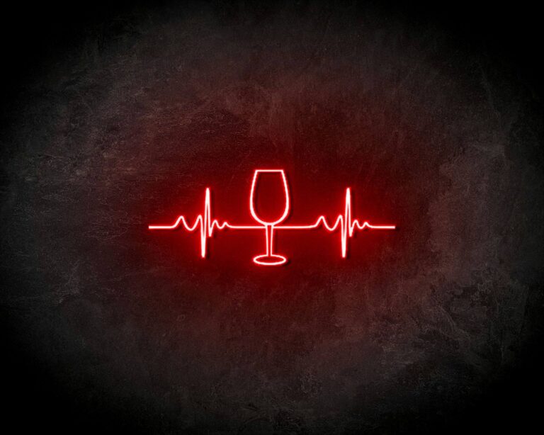 LED Neon Sign Wine Pulse - The Neon Company - FI